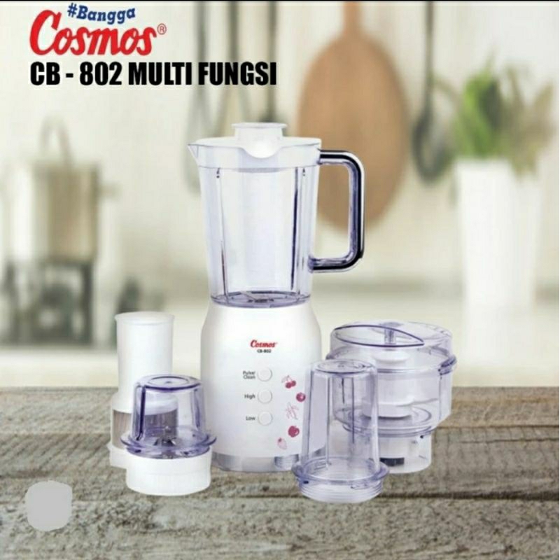 Jual Cosmos Smart Blez CB-802 Blender Multi Gelas Plastik 1.2L Garansi ...