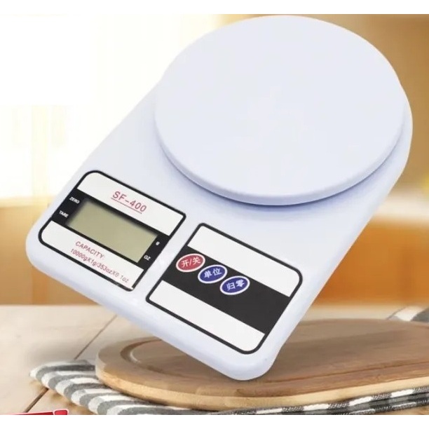 Jual Timbangan Dapur Digital SF400 10 Kg (SudahTermasuk Baterai) | Shopee Indonesia