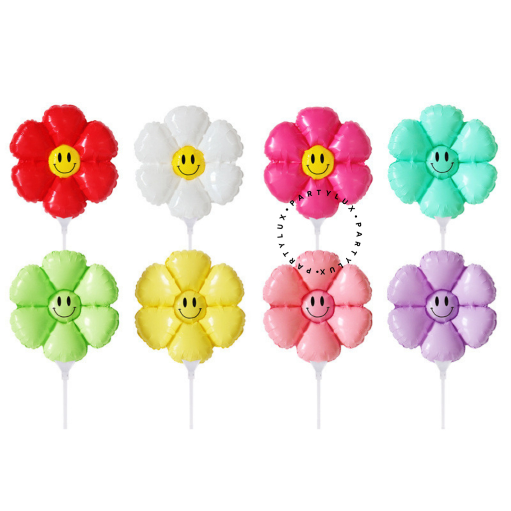 Jual Balon Bunga Pastel Jumbo / Balon Bunga Daisy / Balon Bunga Smile ...