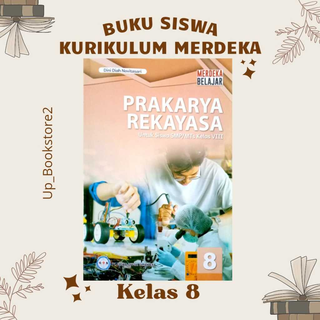 Jual BUKU SISWA PRAKARYA REKAYASA KELAS 8 KURIKULUM PENGGERAK-MERDEKA SMP/MTS PENERBIT : GOS ...