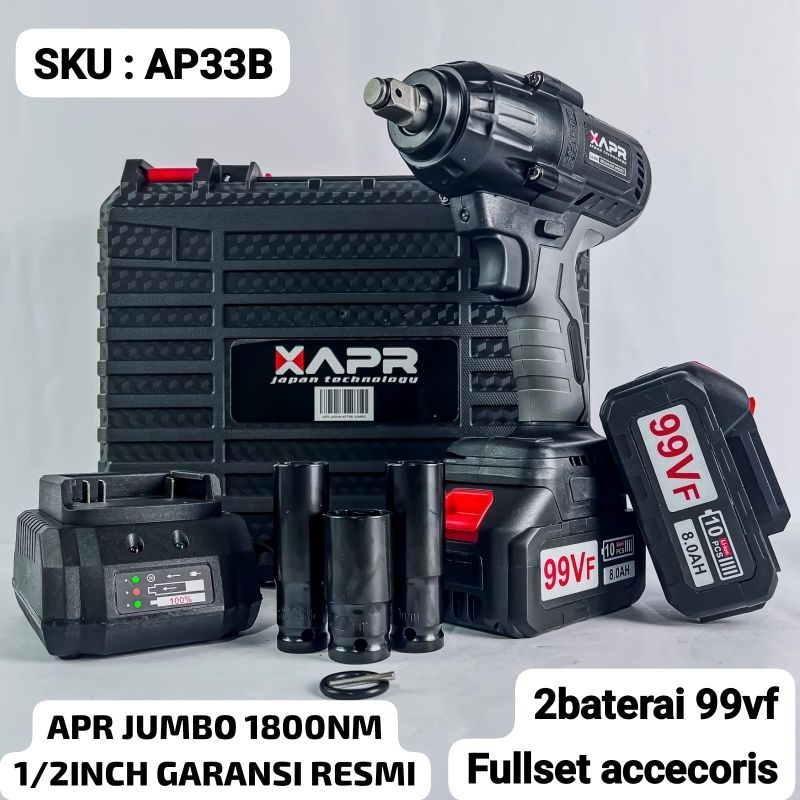 Jual Big - Promo Impact Wrench APR JAPAN tech 88v 400nm Mesin Pembuka ...