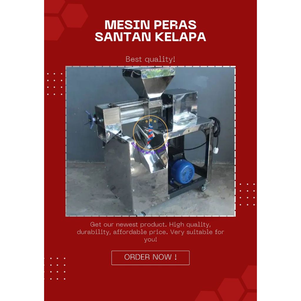 Jual Mesin Peras Santan - Pemeras Santan - Peras Kelapa | Shopee Indonesia