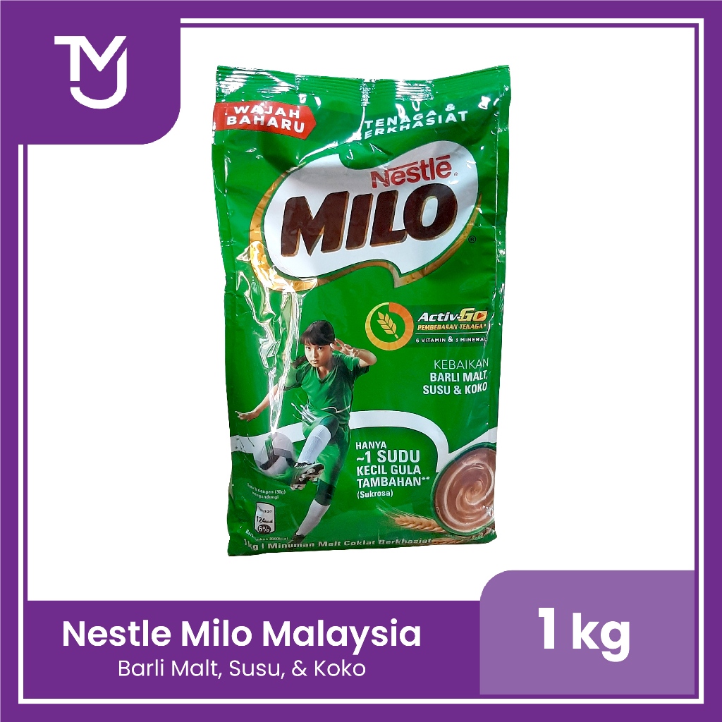 Jual Milo Malaysia Activ-Go Original 1kg | Shopee Indonesia