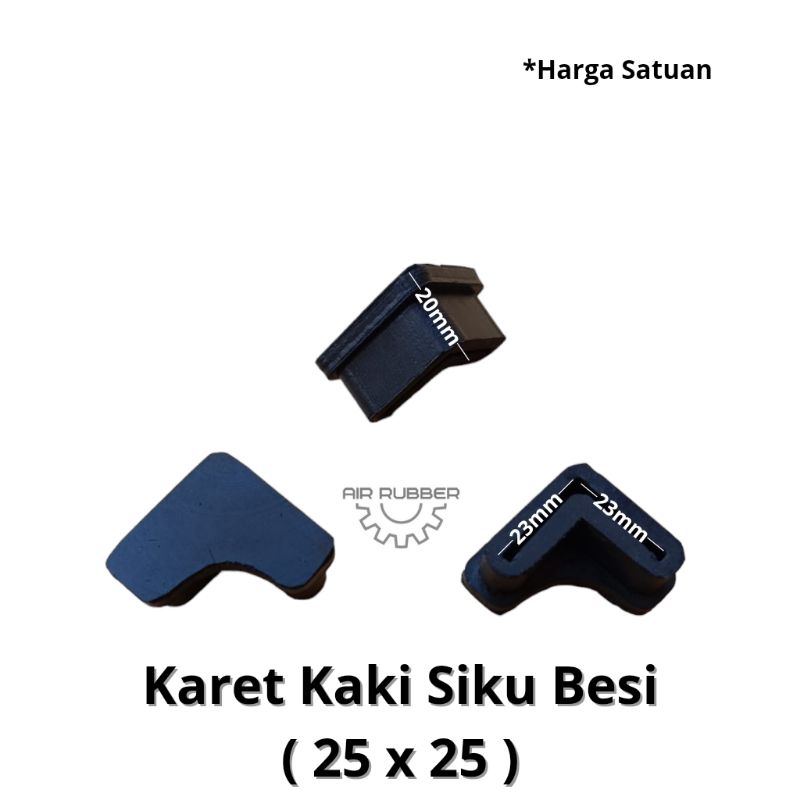 Jual Karet Siku Meja Kursi Rak Besi Siku 25x25 | Shopee Indonesia