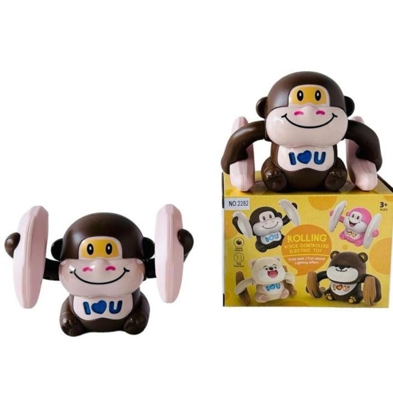 Jual mainan monyet lucu bisa berjalan dan tangan bergerak | Shopee ...