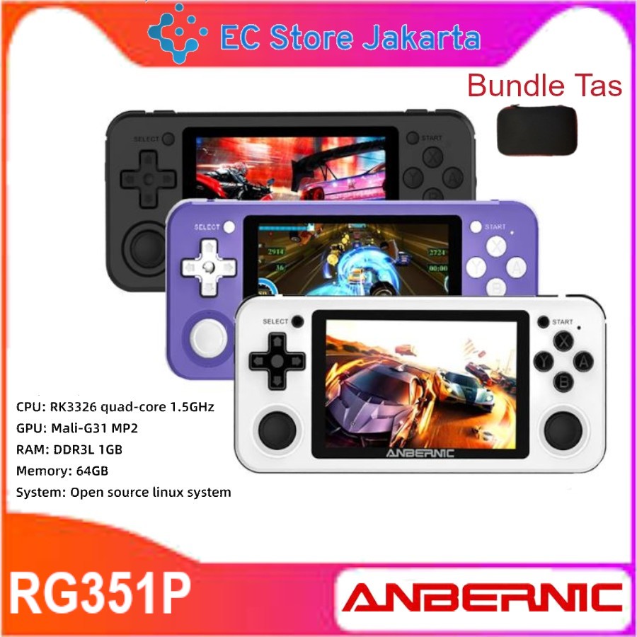 Jual Anbernic Rg351p Handheld Retro Game Console Open Source Linux