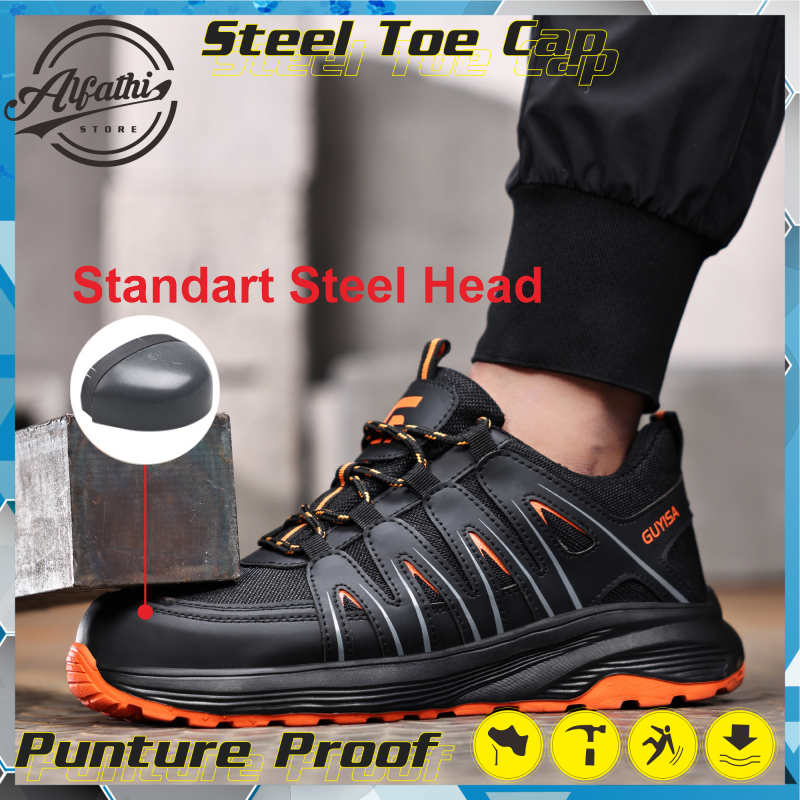 Jual [Promo] Sepatu Safety Sport Alfathi New Original By Guyisa Red ...