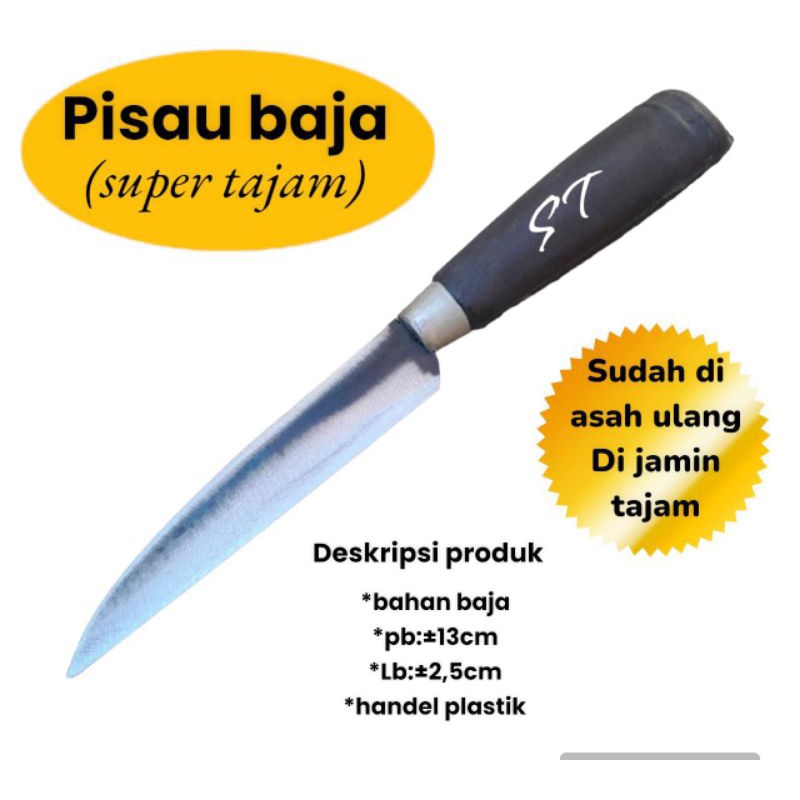 Jual Pisau dapur baja super tajam/pisau dapur serbaguna | Shopee Indonesia
