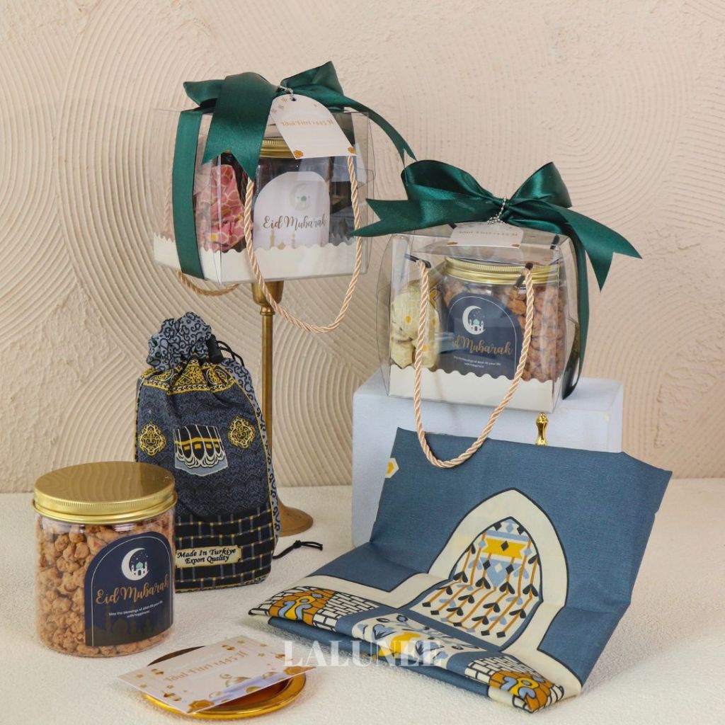 Jual Hampers Lebaran Idul Fitri Box Mika isi 1 Jar dan Sajadah Travel ...