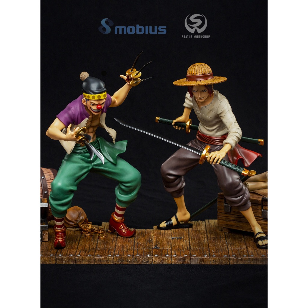 Jual Mobius Studio Shanks with Buggy Teenager New (MIB) - One Piece ...