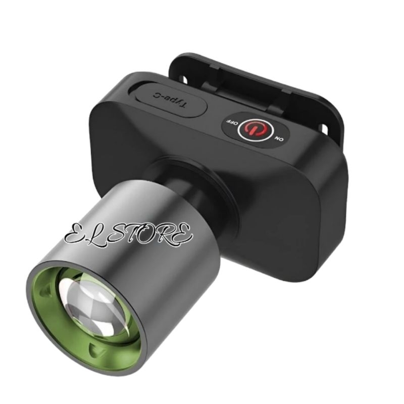 Jual Senter Kepala Zoom Laser LUBY Jarak Jauh LED 3 Mode Cahaya | Shopee Indonesia