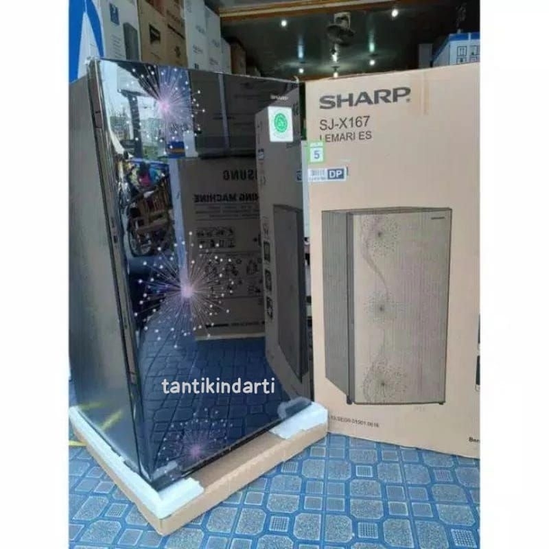 Jual KULKAS SHARP SJX 167, SJX167MG, SJX167, LEMARI ES 1 PINTU SHARP, KULKAS SHARP 1 PINTU ...
