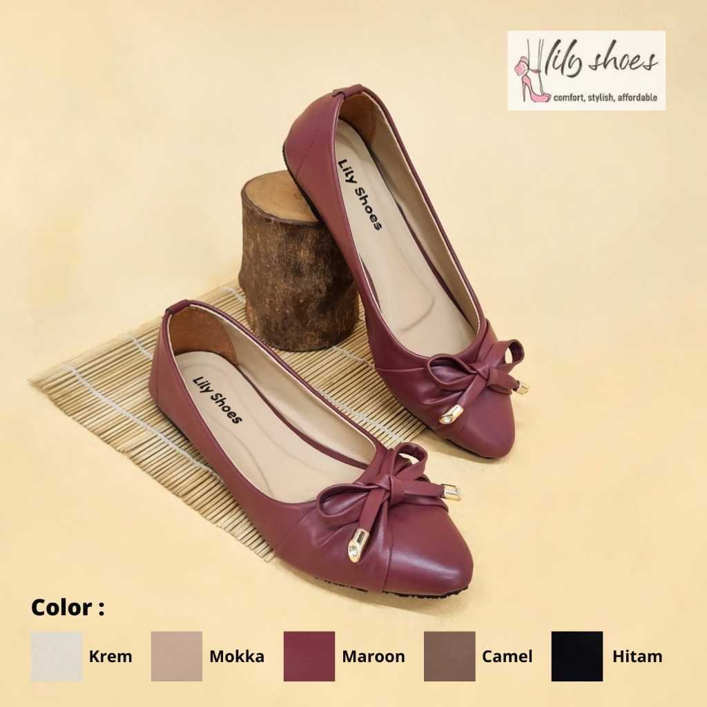 Jual LILY SHOES - Vanessa Sepatu Wanita Flatshoes Balerina / Teplek ...