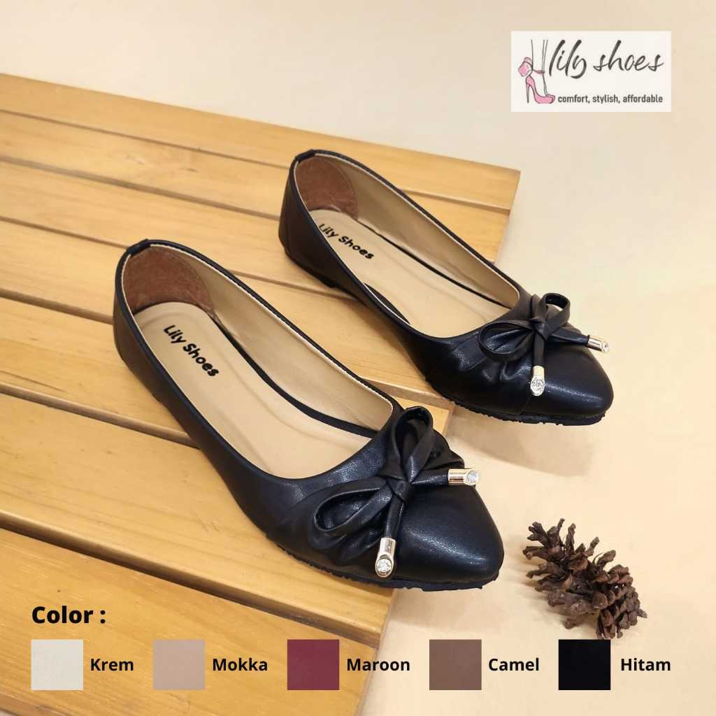 Jual LILY SHOES - Vanessa Sepatu Wanita Flatshoes Balerina / Teplek ...