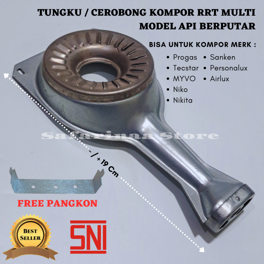 Jual TUNGKU / CEROBONG KOMPOR RRT MULTI MODEL API BERPUTAR FREE PANGKON ...