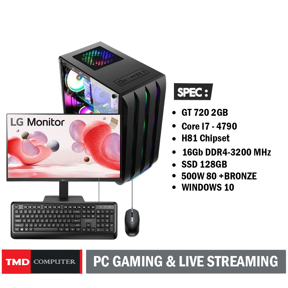 Jual PC Gaming Live Streaming & Editing Rendering Intel Core i7 4790 ...