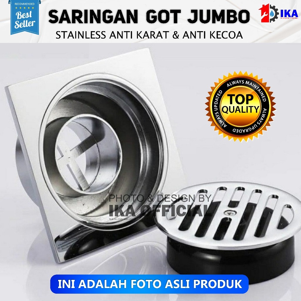 Jual Saringan Floor Drain - High Quality 4,5 " MODEL TOTO mirror / 11,5 cm Saringan Lantai kamar ...