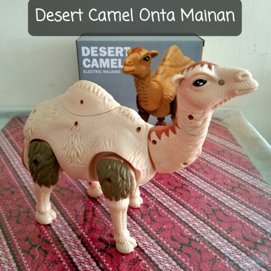 Jual Mainan Bintang Onta Desert Camel Animal Toys Electronic Robot Berjalan | Shopee Indonesia