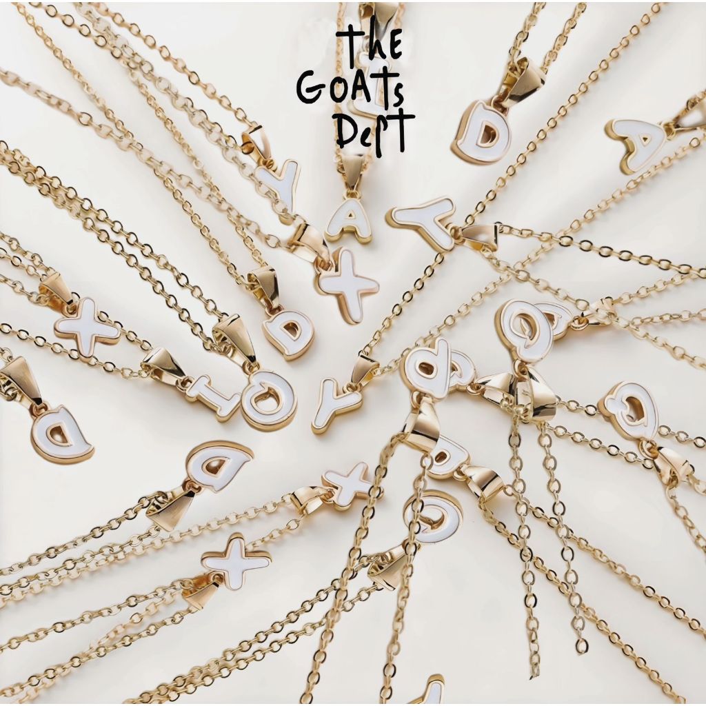 Jual The Goats Dept - Alphabeth Gold Necklace Original / Tgd1010 kalung ...