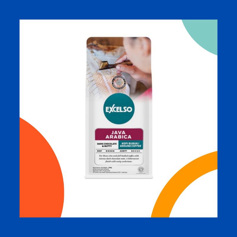 Jual EXCELSO Kopi Bubuk Java Arabica 200 g | Shopee Indonesia