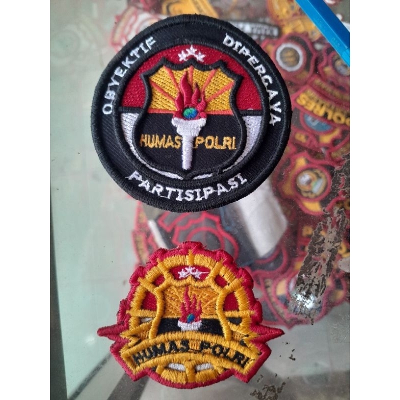Jual logo humas polri dan roda humaa polri timbul 3D | Shopee Indonesia