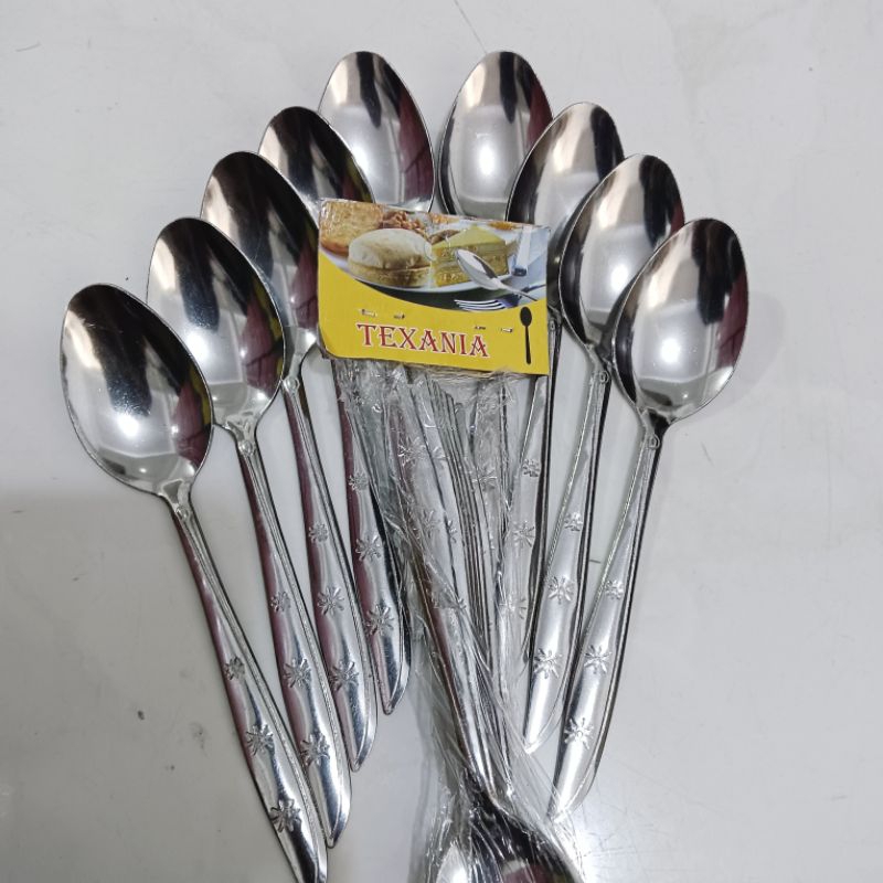 Jual SENDOK MAKAN STAINLESS 1 LUSIN (12pcs) | Shopee Indonesia