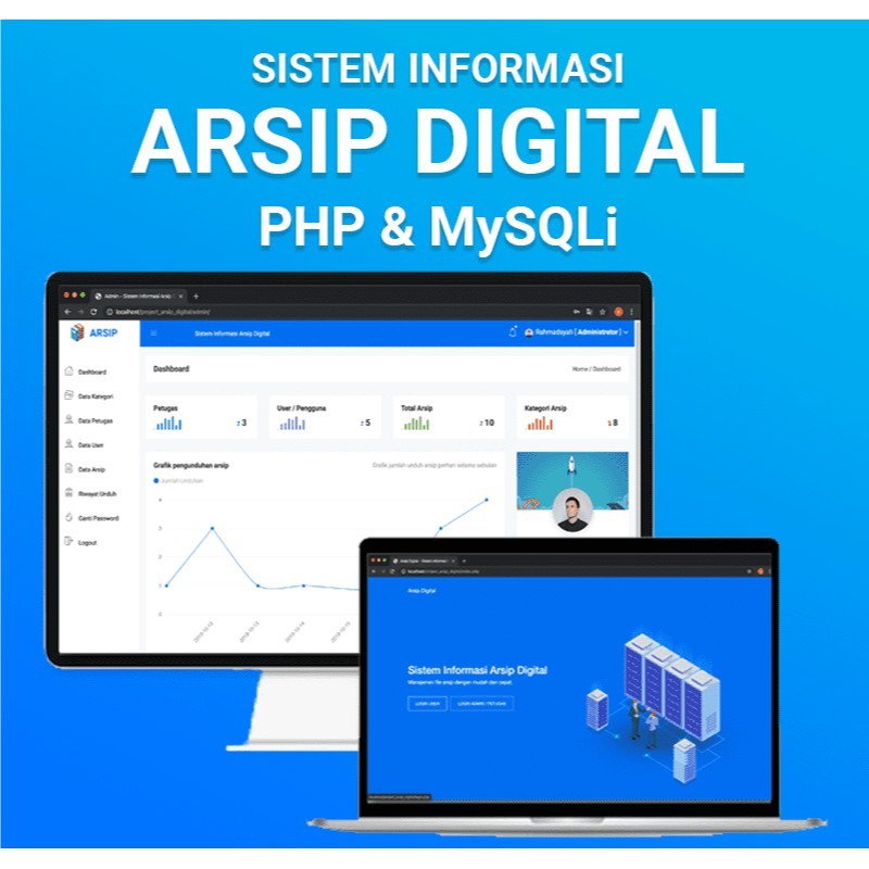 Jual Aplikasi Sistem Informasi Arsip Digital Berbasis Web Dengan PHP dan MySQLi | Shopee Indonesia