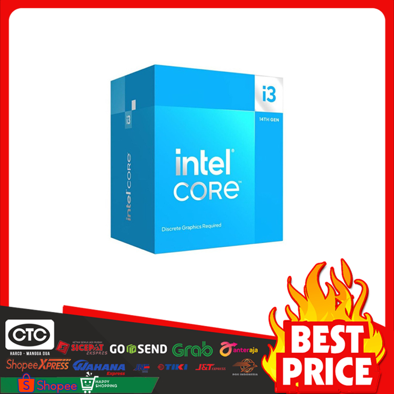 Jual Processor Intel Core i3-14100F Box Raptor Lake Socket LGA 1700 ...