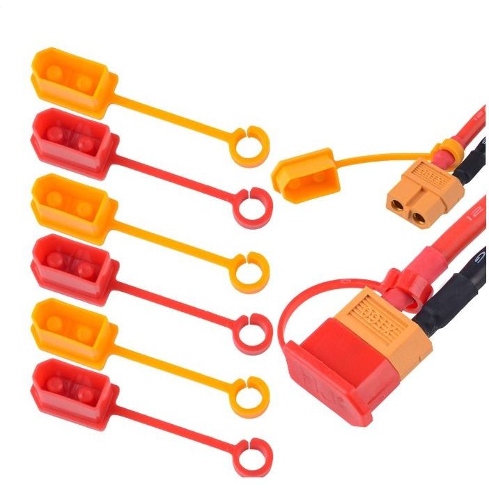 Jual XT60 Plug Cap Connector Rubber Terminal Insulated Protective Cover ...