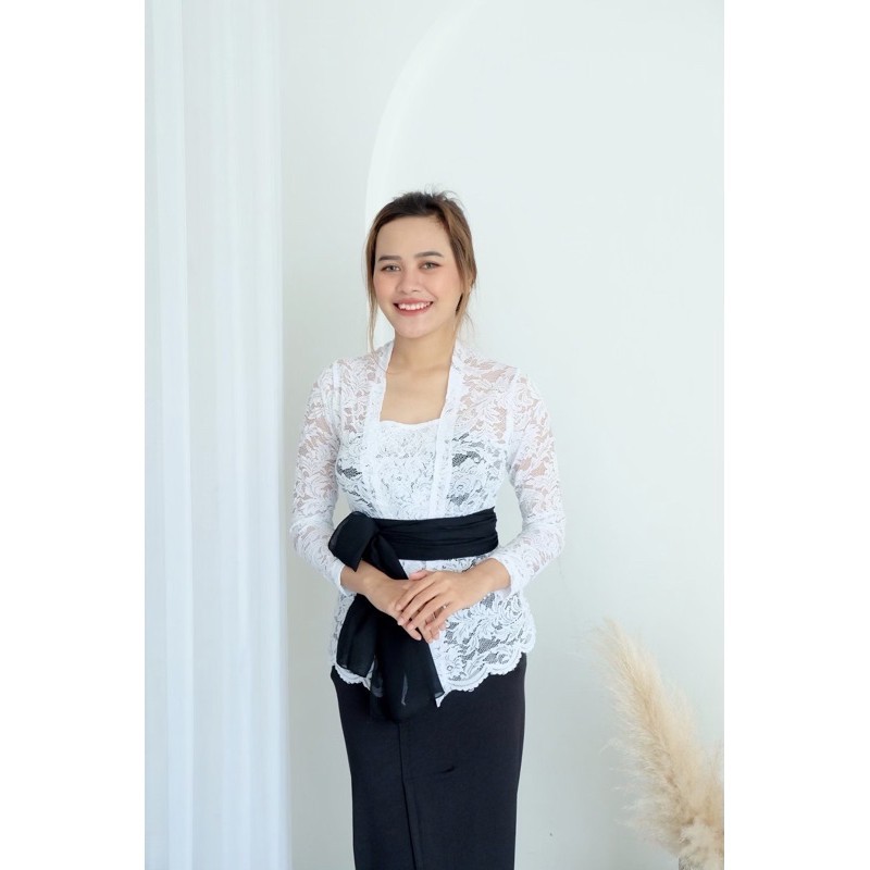 Jual Kebaya modern kutubaru brokat bali wanita lengan panjang jaman ...