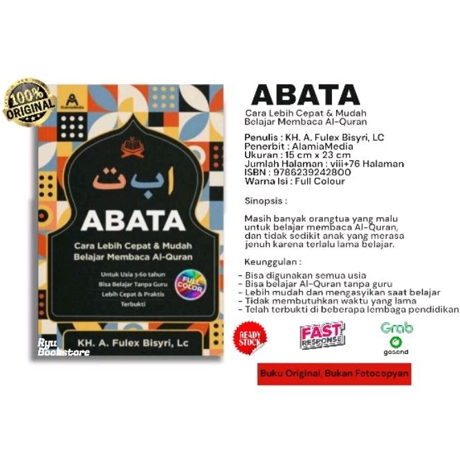 Jual Buku ABATA Cara Lebih Cepat & Mudah Belajar Al-Quran - KH. A ...