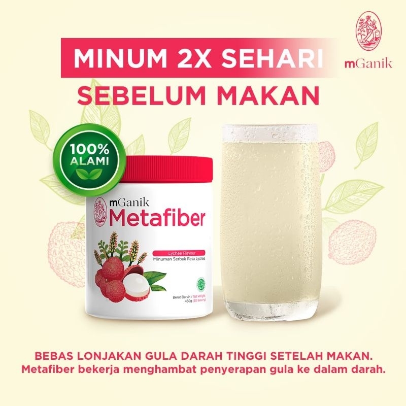 Jual Mganik Metafiber 450 Gram Rasa Leci. | Shopee Indonesia