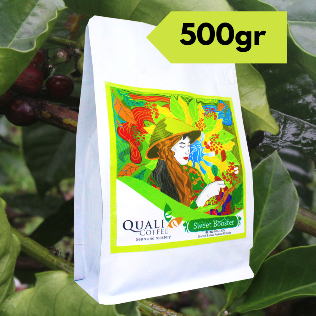 Jual Kopi Sweet Booster Blend 500 gram (70% Arabica - 30% Robusta ...