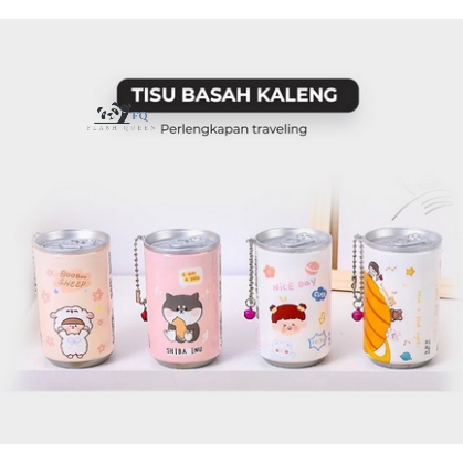 Jual Tissue Basah Kaleng isi 30 Lembar / Tisu Basah Traveling Kaleng ...