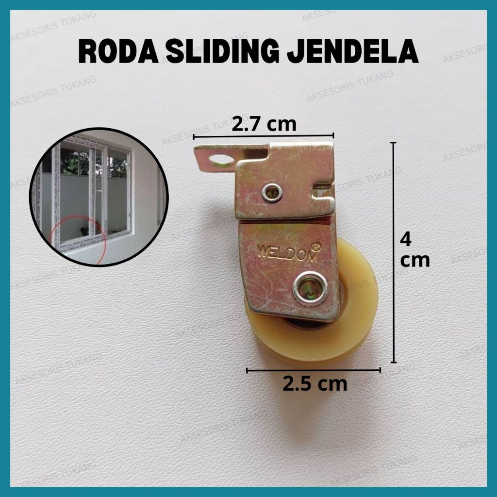 Jual Roda Sliding Jendela / Roda Geser Jendela / Window Sliding Wheel ...