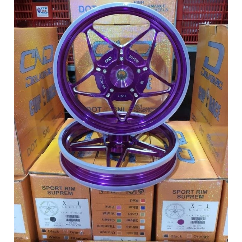 Jual Velg DND DELKEVIC X1 V Speed Vspeed X1R King Speed Bintang Ring 14 ...