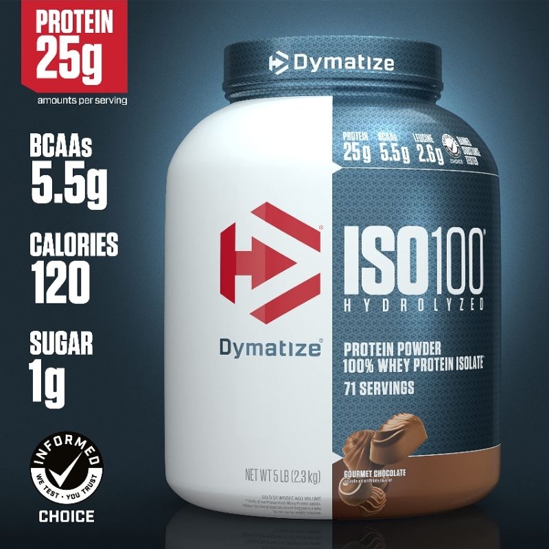 Jual Dymatize Iso 100 Hydrolyzed Whey Isolate 5 Lbs Iso 100 Iso100 5lb