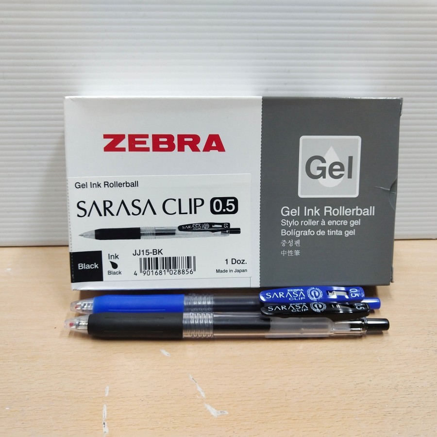 Jual [SATUAN] PULPEN ZEBRA SARASA CLIP GEL 0.5 | 0.7 | 1.0 MM | Shopee Indonesia