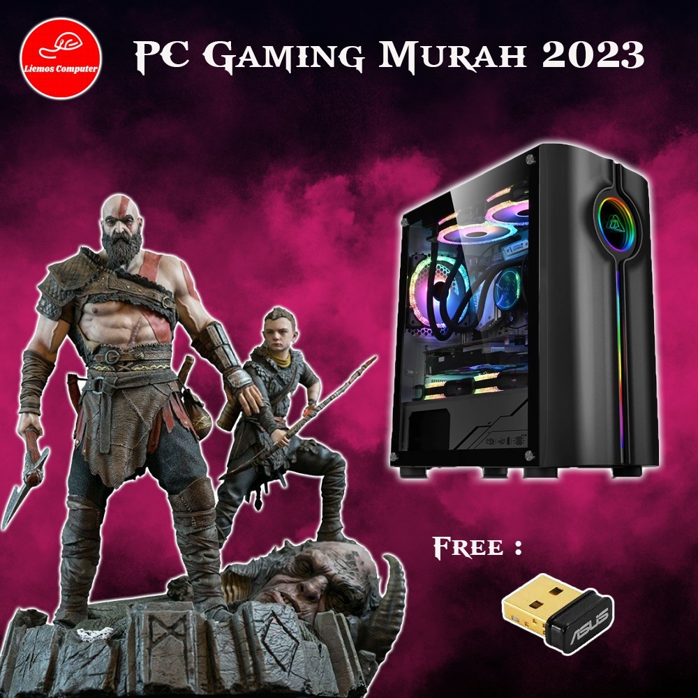 Jual PC Komputer Gaming Editing Intel I5 10400F GTX 750 TI 4GB / GTX 1050 TI / GTX 1650 / Intel ...