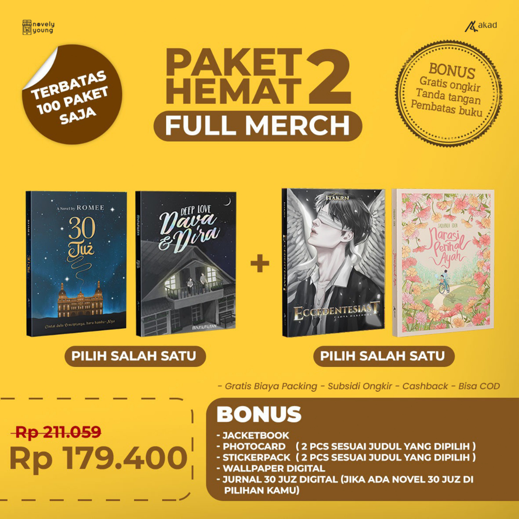 Jual Novel 30 Juz - Rome - Akad - Gratis Biaya Packing | Shopee Indonesia