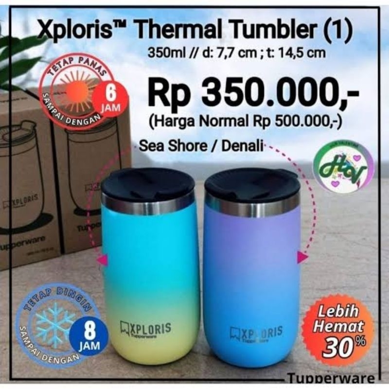 Jual Xploris thermal tumbler | Shopee Indonesia