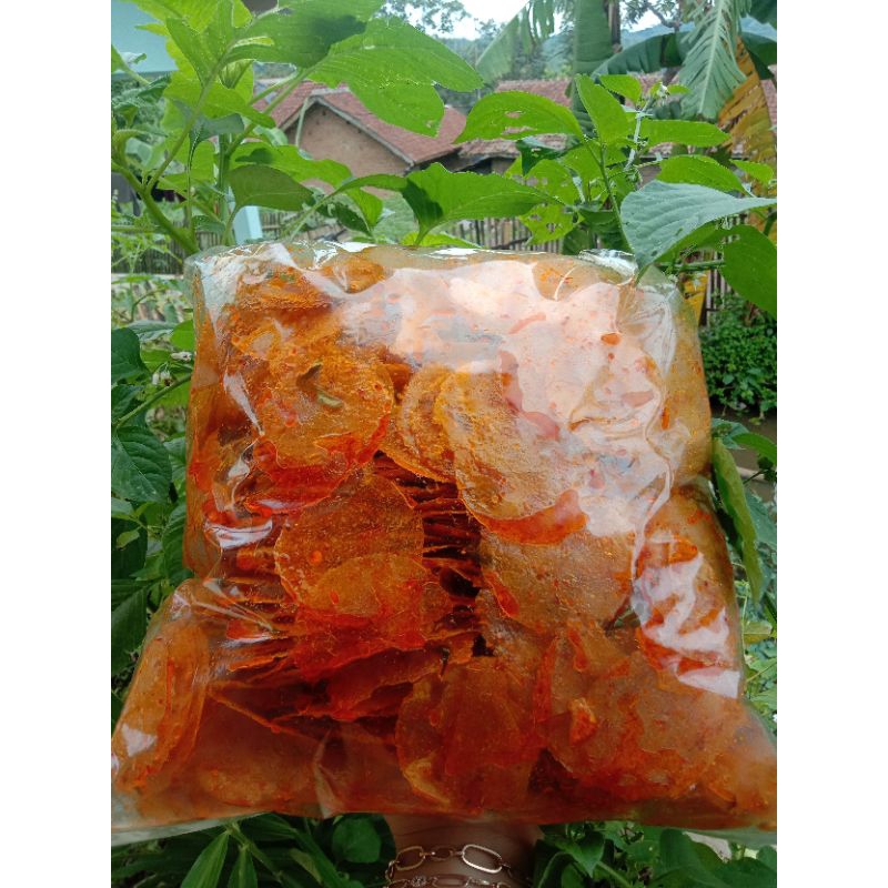 Jual Kripca kripik kaca pedas daun jeruk 1kg | Shopee Indonesia