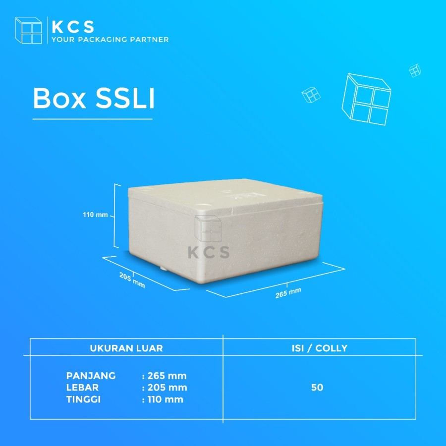 Jual Box Foam SSLI Packing Frozen Food KCS | Shopee Indonesia