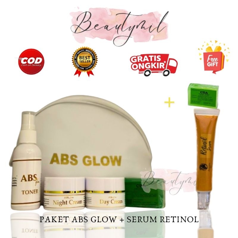 Jual PAKET ABS GLOW + SERUM RETINOL | Shopee Indonesia
