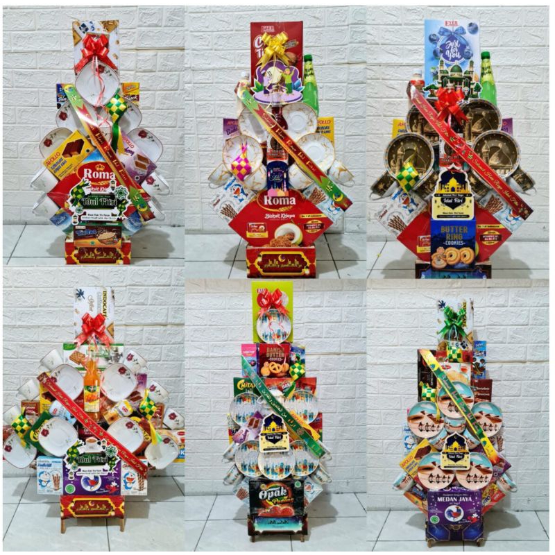 Jual [FREE K.UCAPAN] PARCEL LEBARAN IDUL FITRI 2025 SNACK TEASET TEA ...