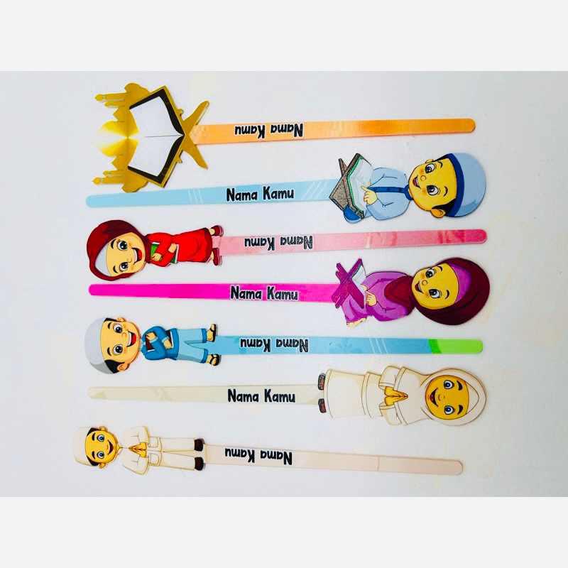 Jual Duding Ngaji/Tuding Ngaji/Kalam Mengaji Bahan Akrilik (Free Custom ...