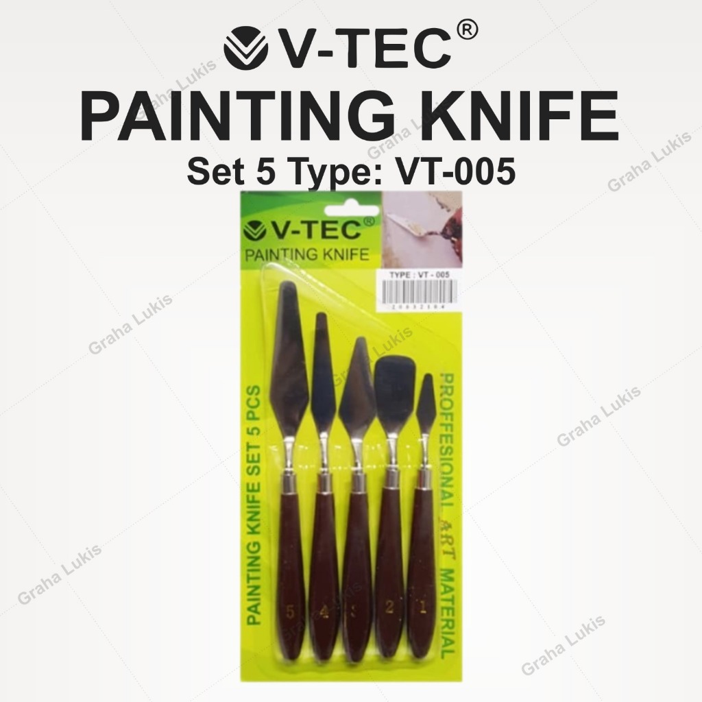 Jual V-Tec Painting Knives Set 5 / Pisau Palet VT-005 V-Tec Painting Knives | Shopee Indonesia