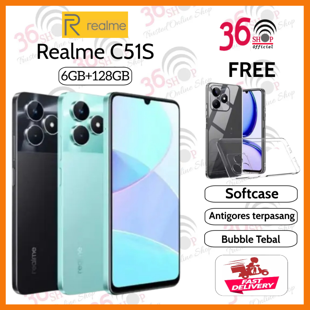 Jual Realme C51S 6GB+128GB Garansi Resmi 1 Tahun | Shopee Indonesia