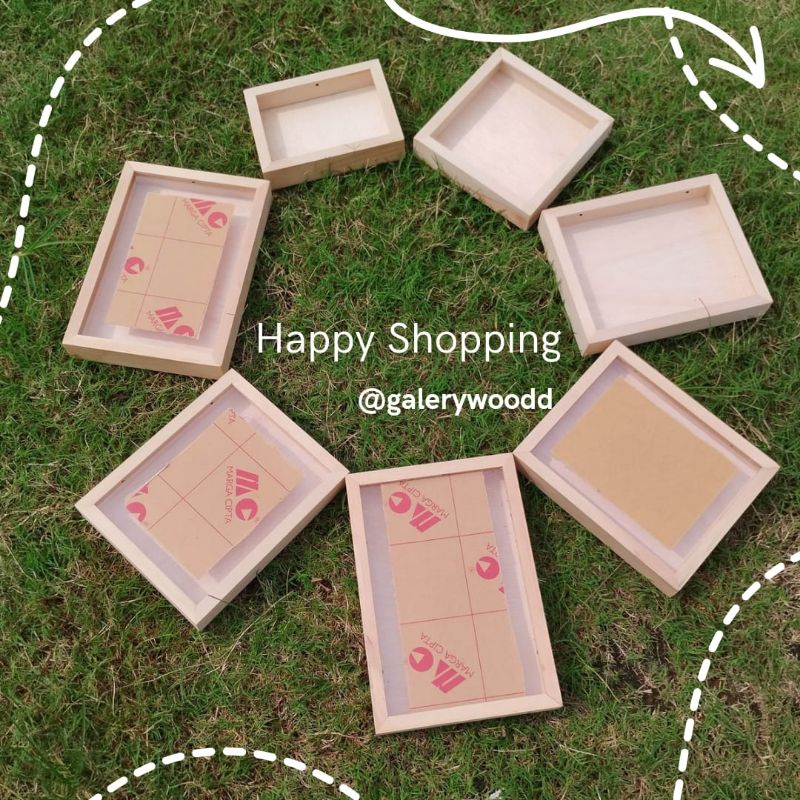 Jual Frame Kayu 3D 20x25cm / Pigura Kayu / Scrapbook / Frame | Shopee ...