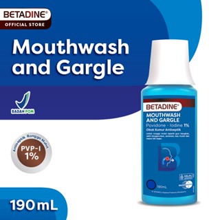 Jual BETADINE MOUTHWASH GARGLE ANTISEPTIC 200 ML - 190 ML - 100 ML OBAT KUMUR SARIAWAN DAN BAU ...
